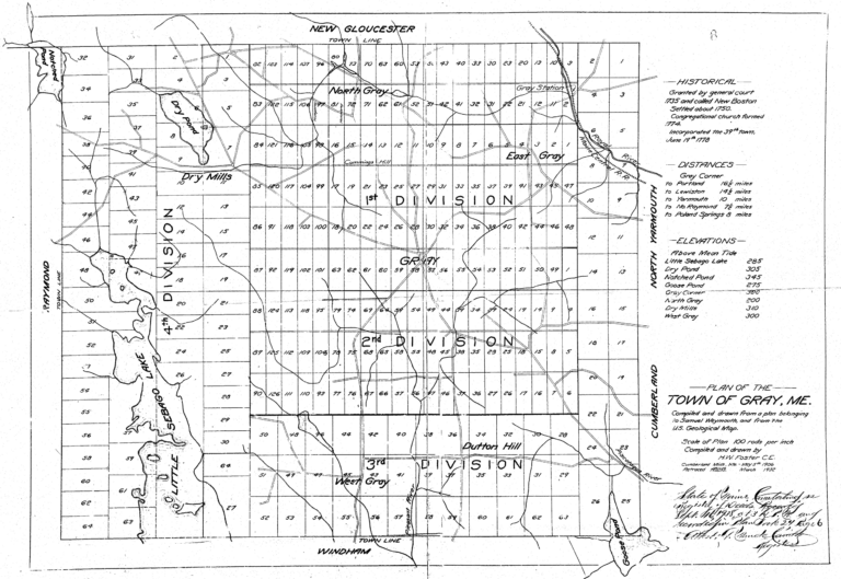 Maps Gray Historical Society